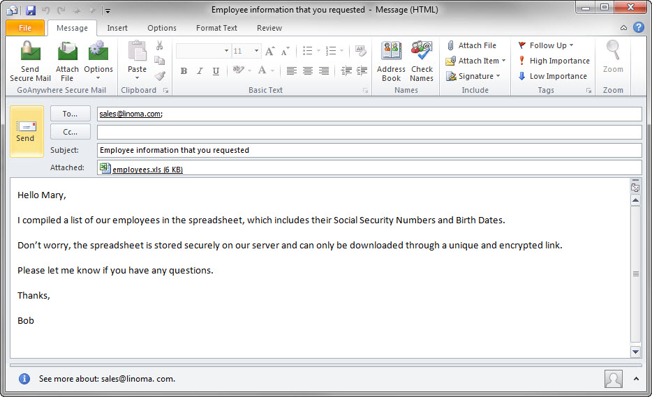 Outlook 2010 Plugin Now Available For GoAnywhere Secure Mail